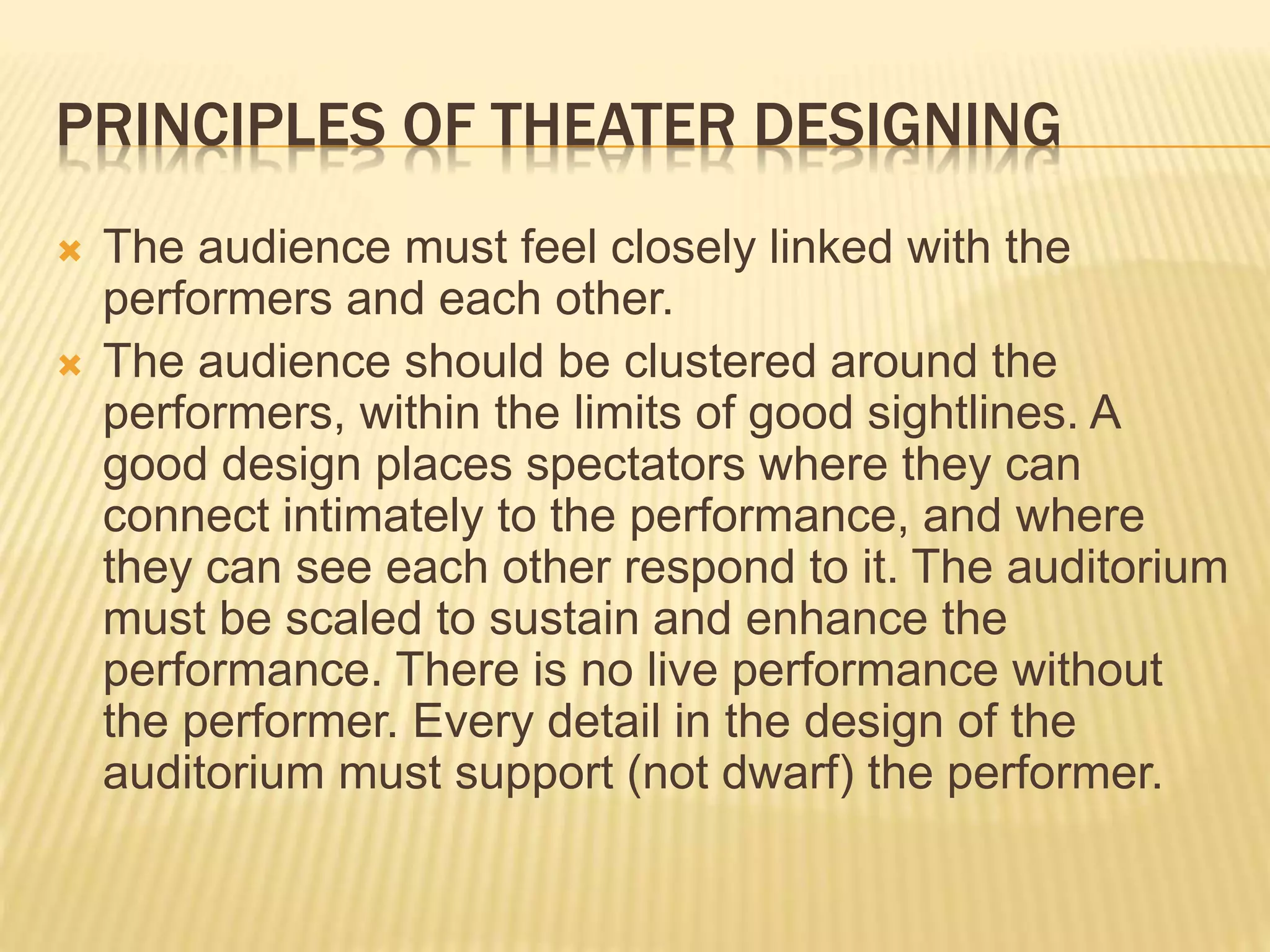 Theater design | PPTX