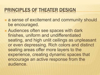 Theater design | PPTX