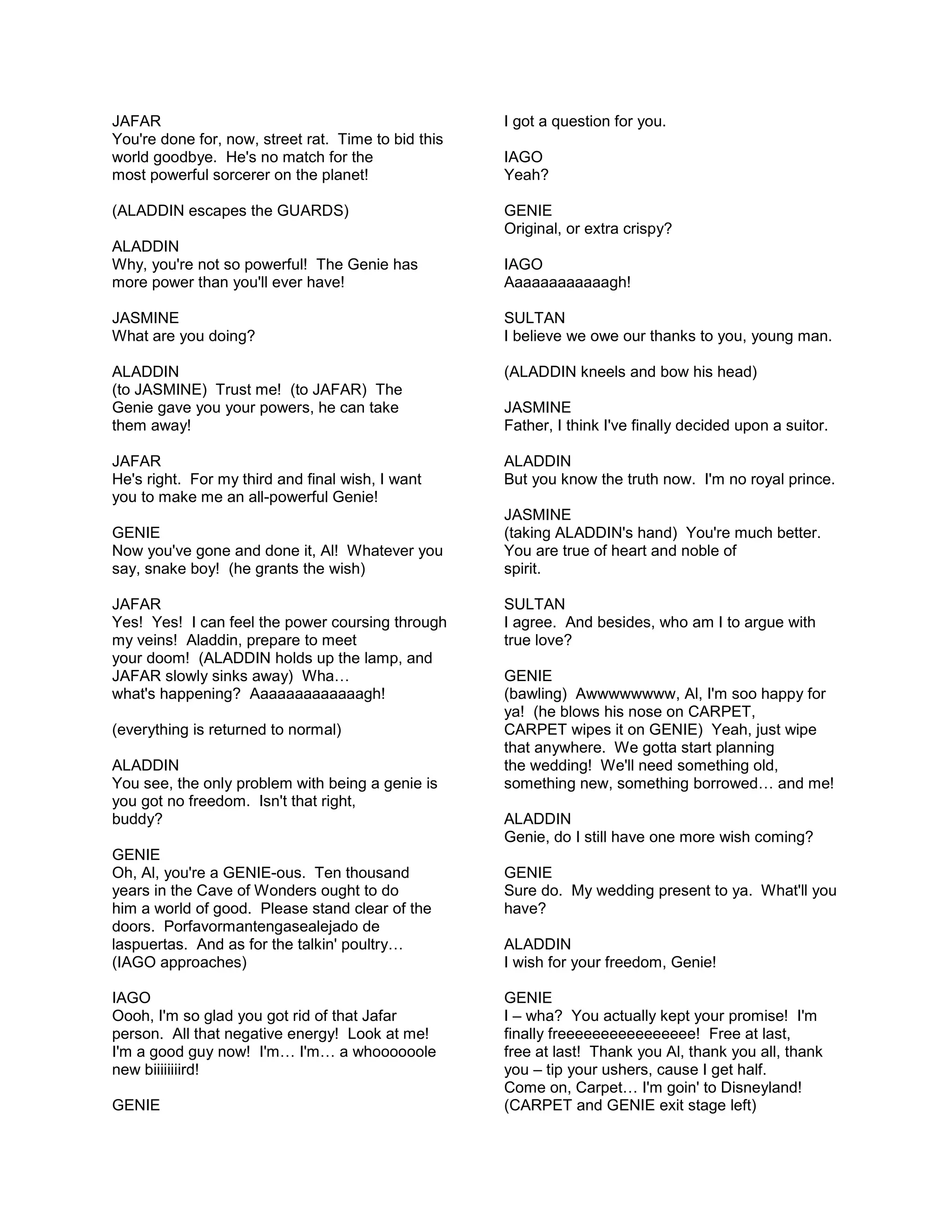 Theater guild aladdin | DOCX