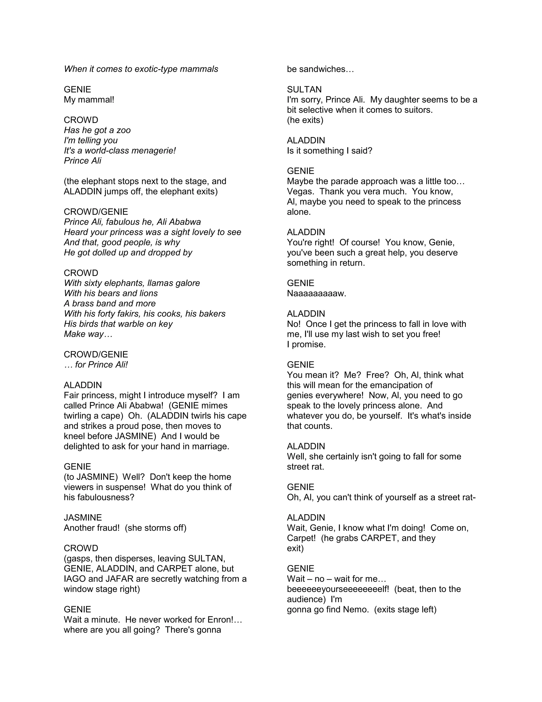 Theater guild aladdin | DOCX