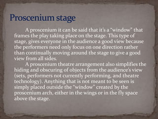 Theater stage types | PPTX