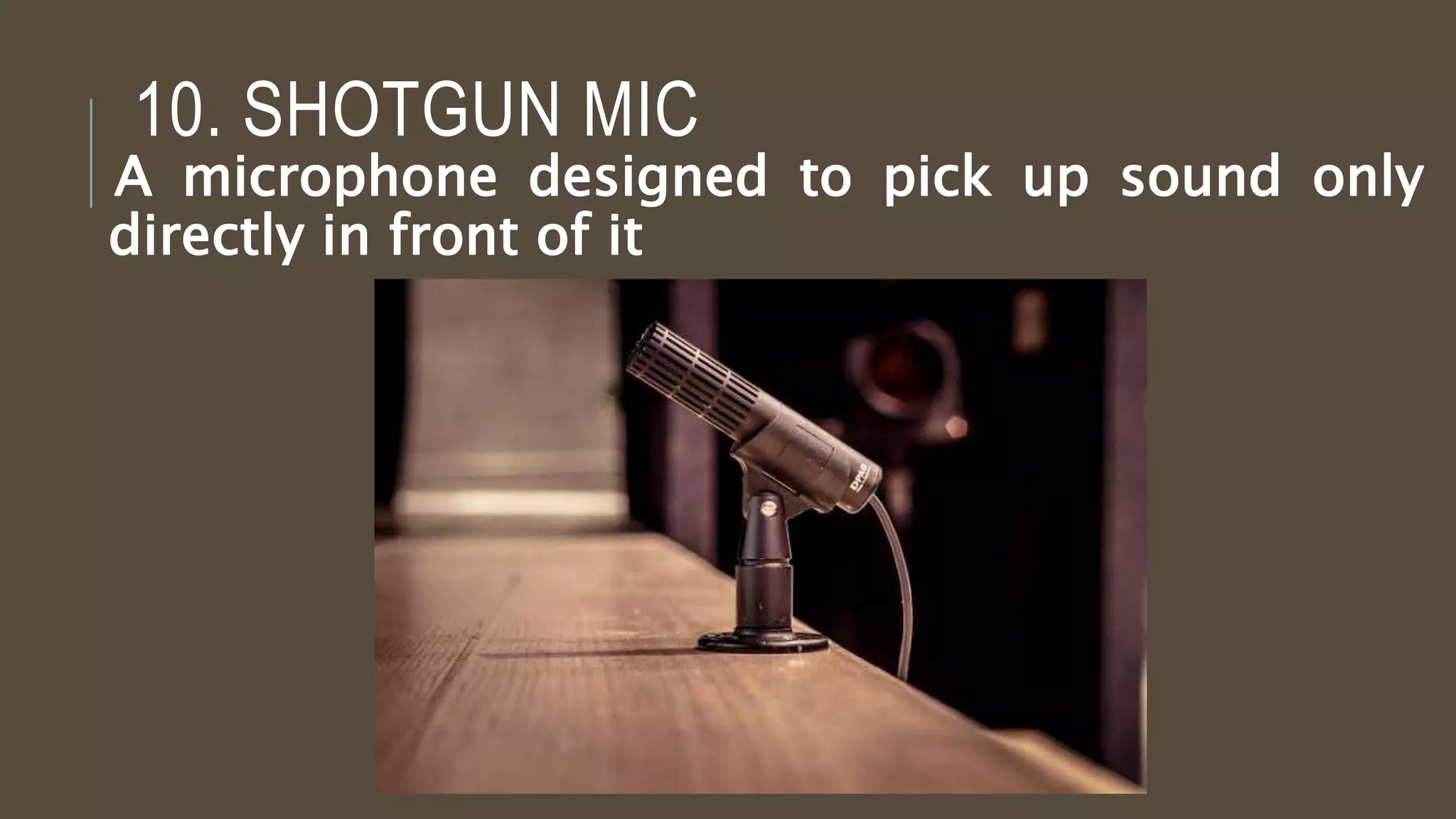 English 9 Theater technical vocabulary (equipment) | PPTX