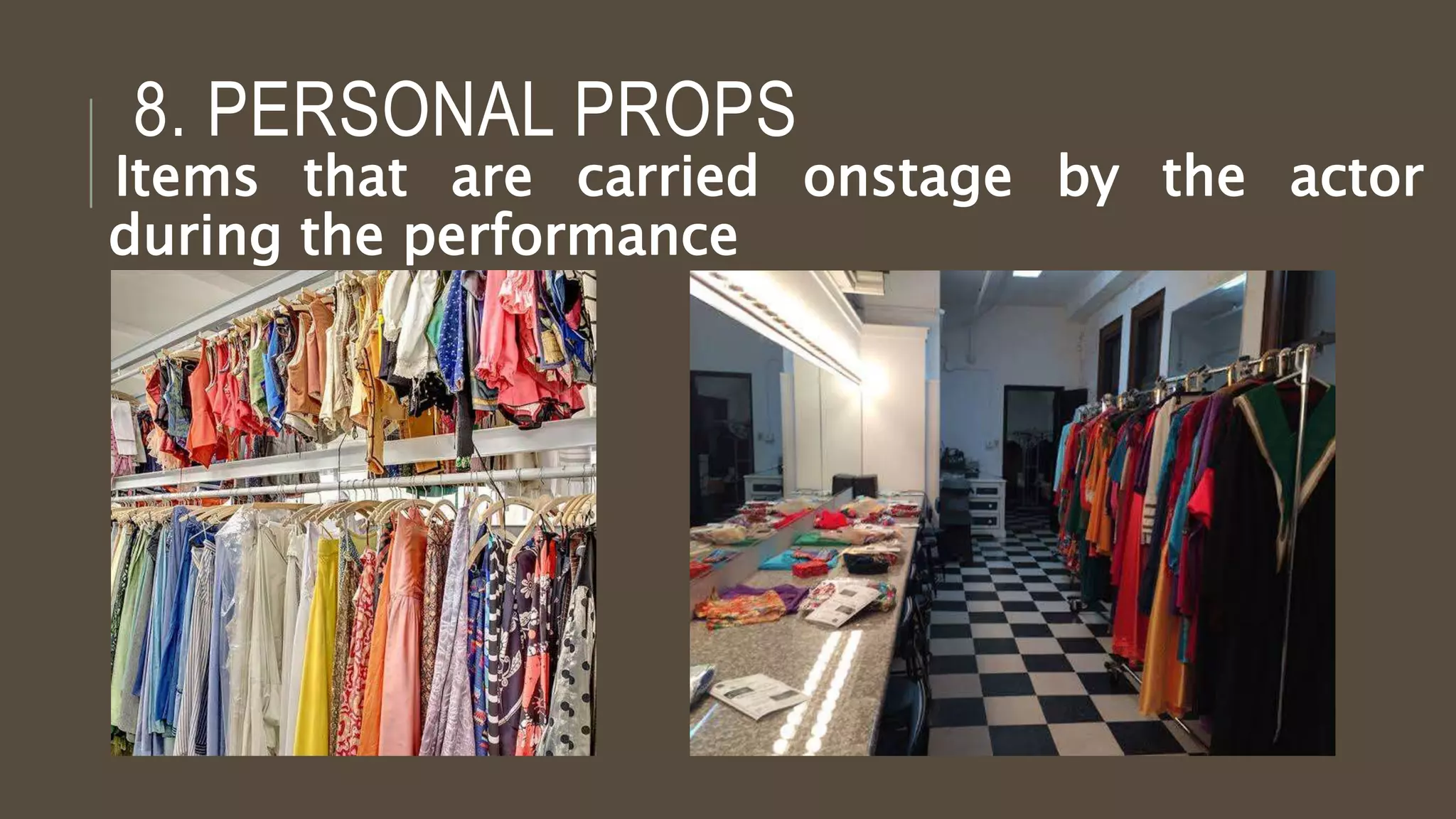 English 9 Theater technical vocabulary (equipment) | PPTX