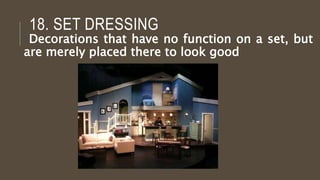 English 9 Theater technical vocabulary (equipment) | PPTX