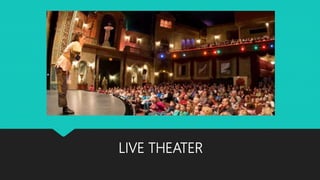 Theater vocabulary | PPTX