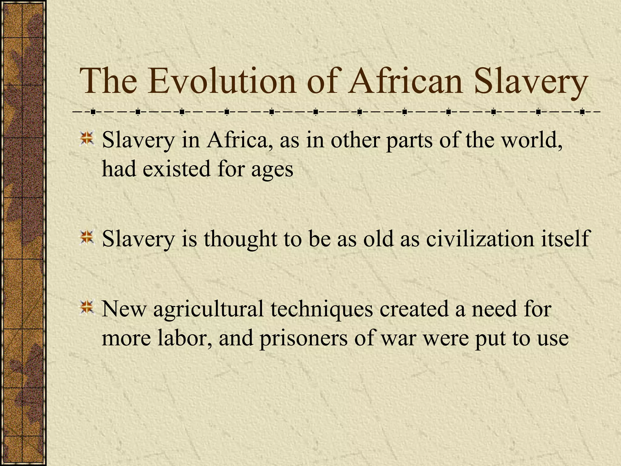 The atlantic slave trade | PPT