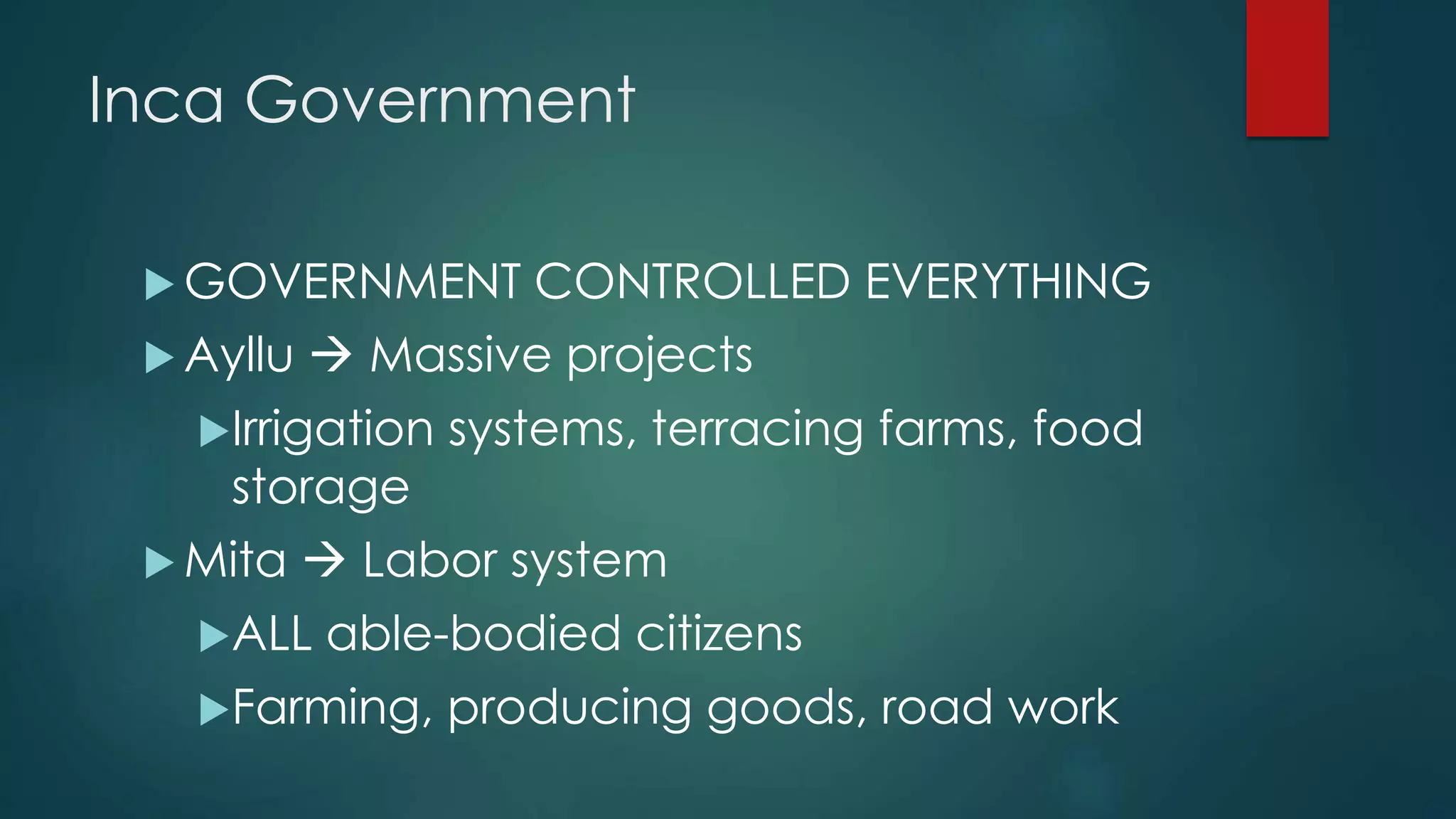 The atlantic world (aztec and inca) | PPTX