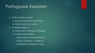 The atlantic world lesson 1 (columbus and explorers) | PPT