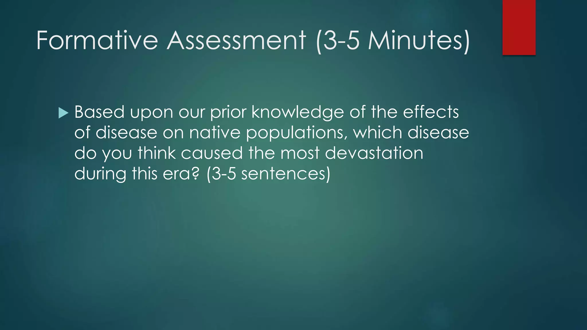 The atlantic world lesson 6 (columbian exchange) | PPT