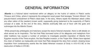 The Atlantis civilization | PPT