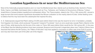 The Atlantis civilization | PPTX