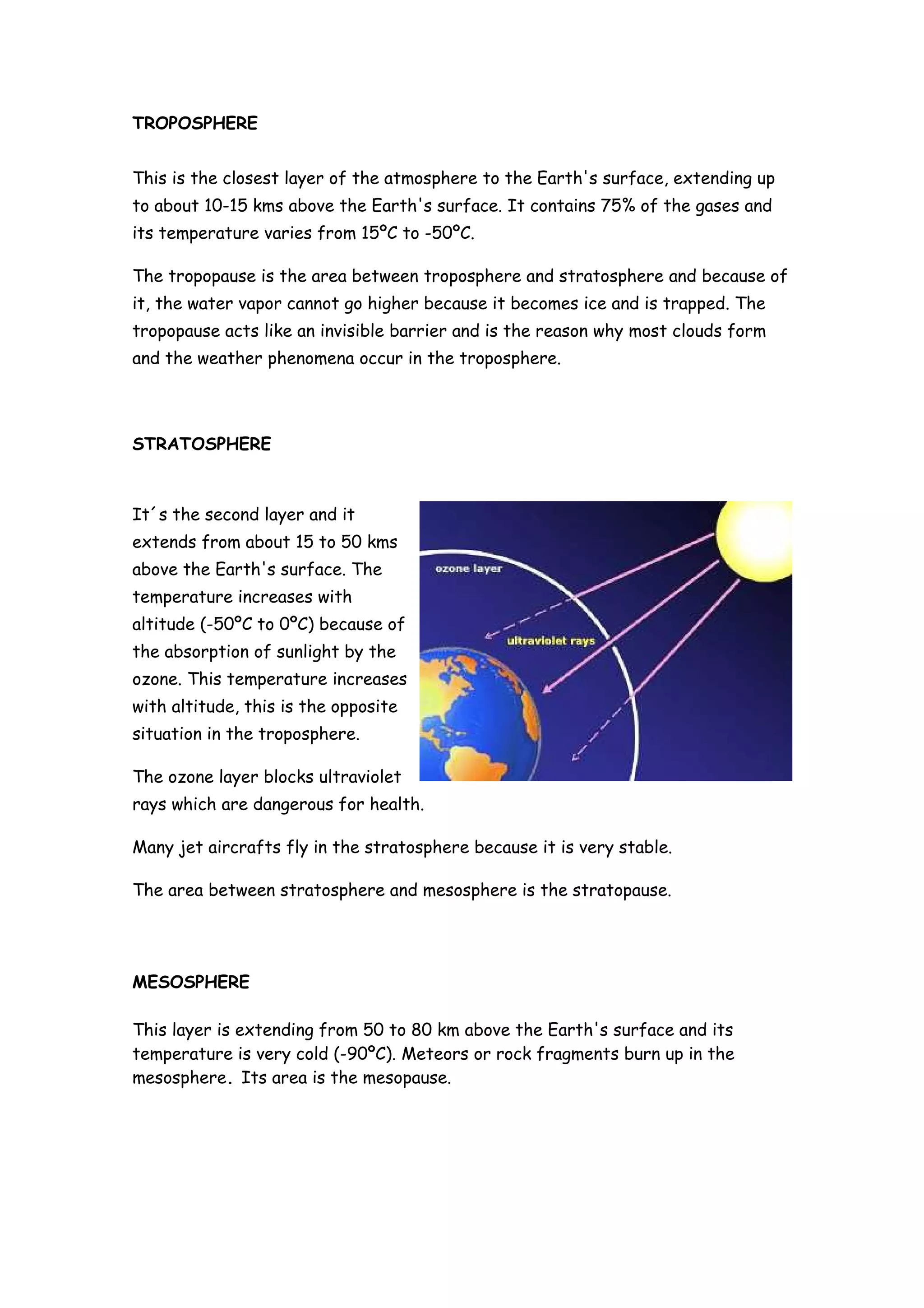 The Atmosphere | DOC