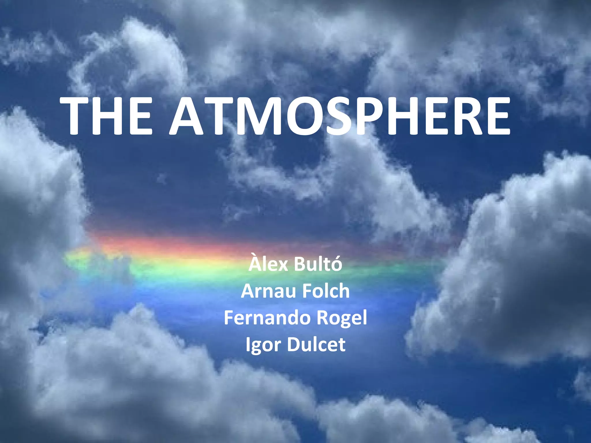 The atmosphere | PPT