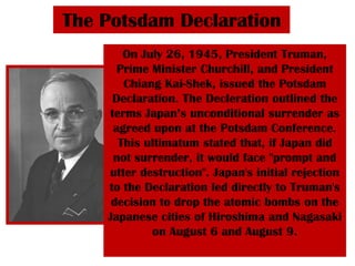 The atomic bomb | PPTX