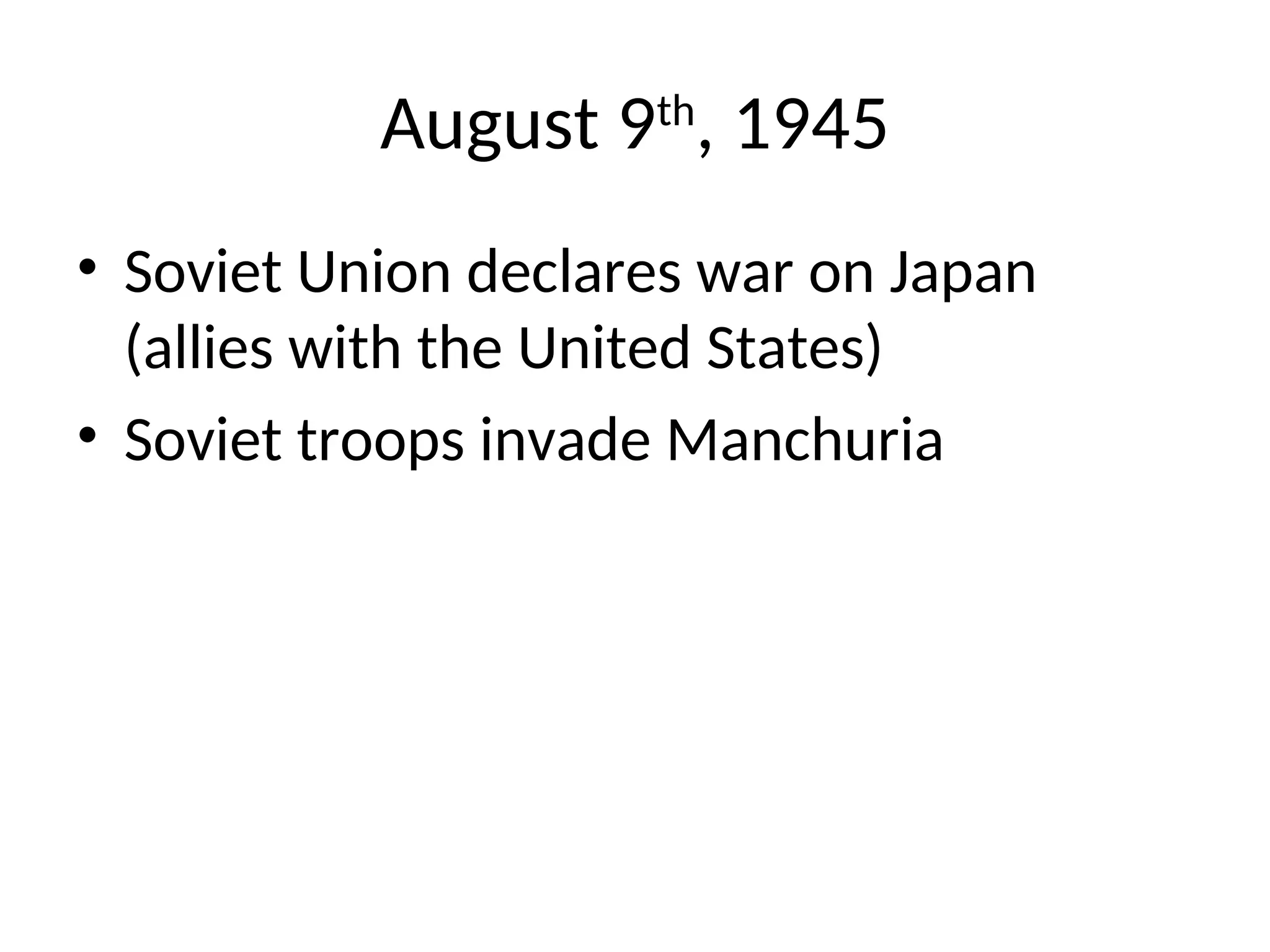 The Atomic Bombs, powerpoint presentation | PPT