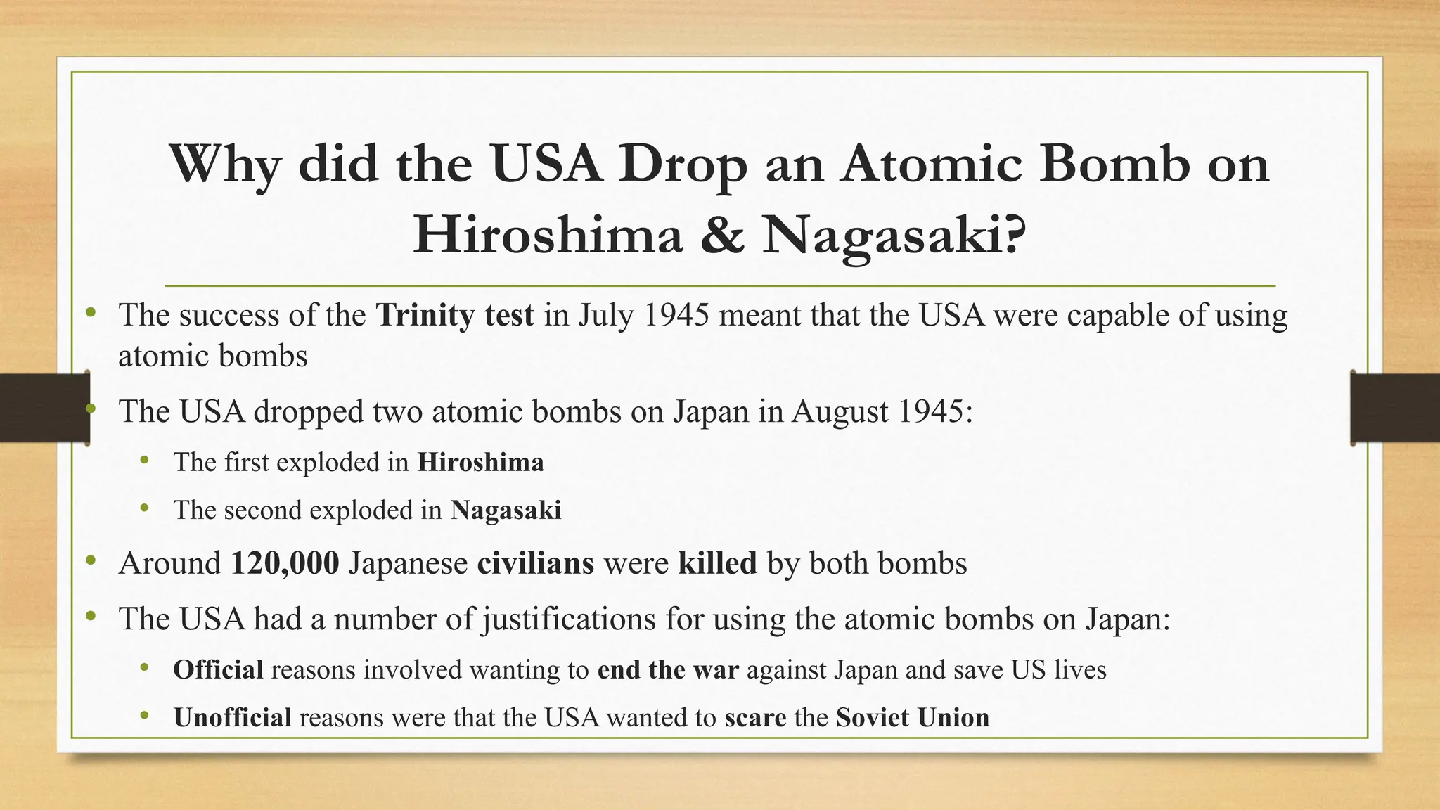 The Atomic Bomb's Impact on US-Soviet Relations.pptx