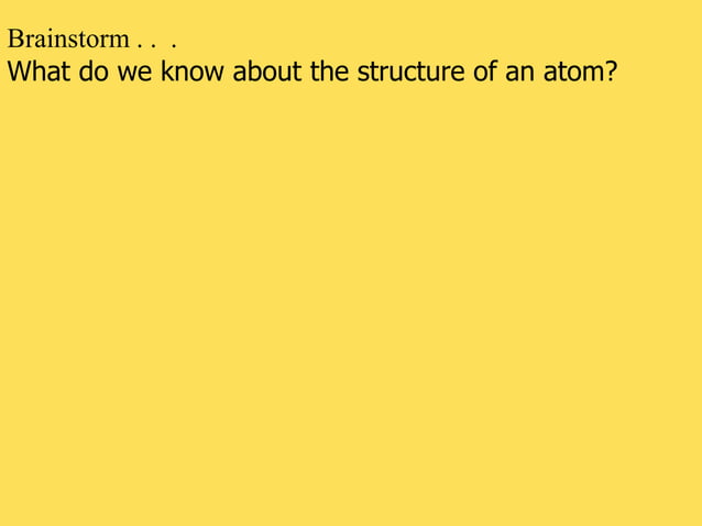 Basic Atomic Structure | PPTX
