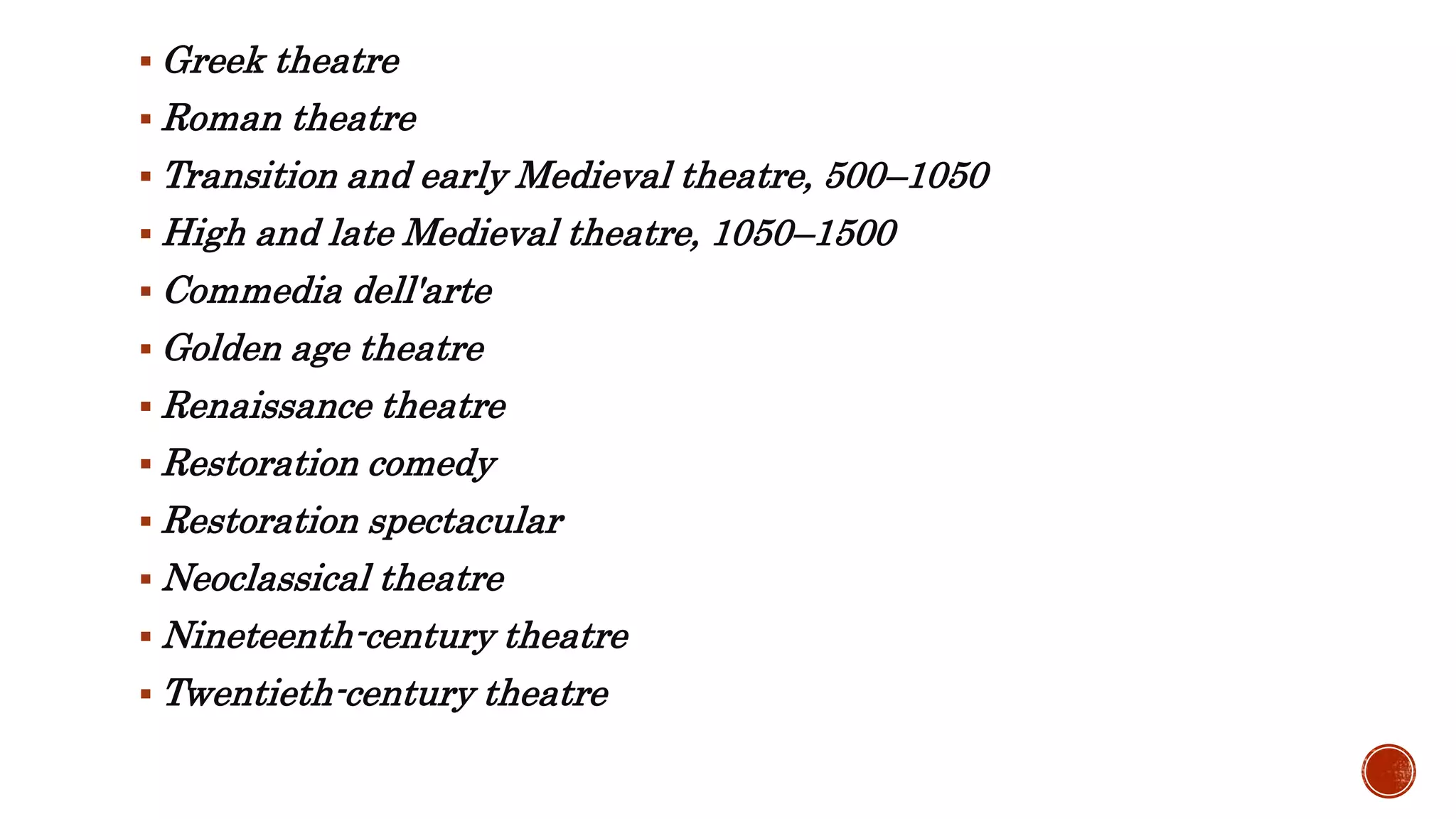 Theatre | PPTX