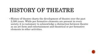 Theatre | PPTX