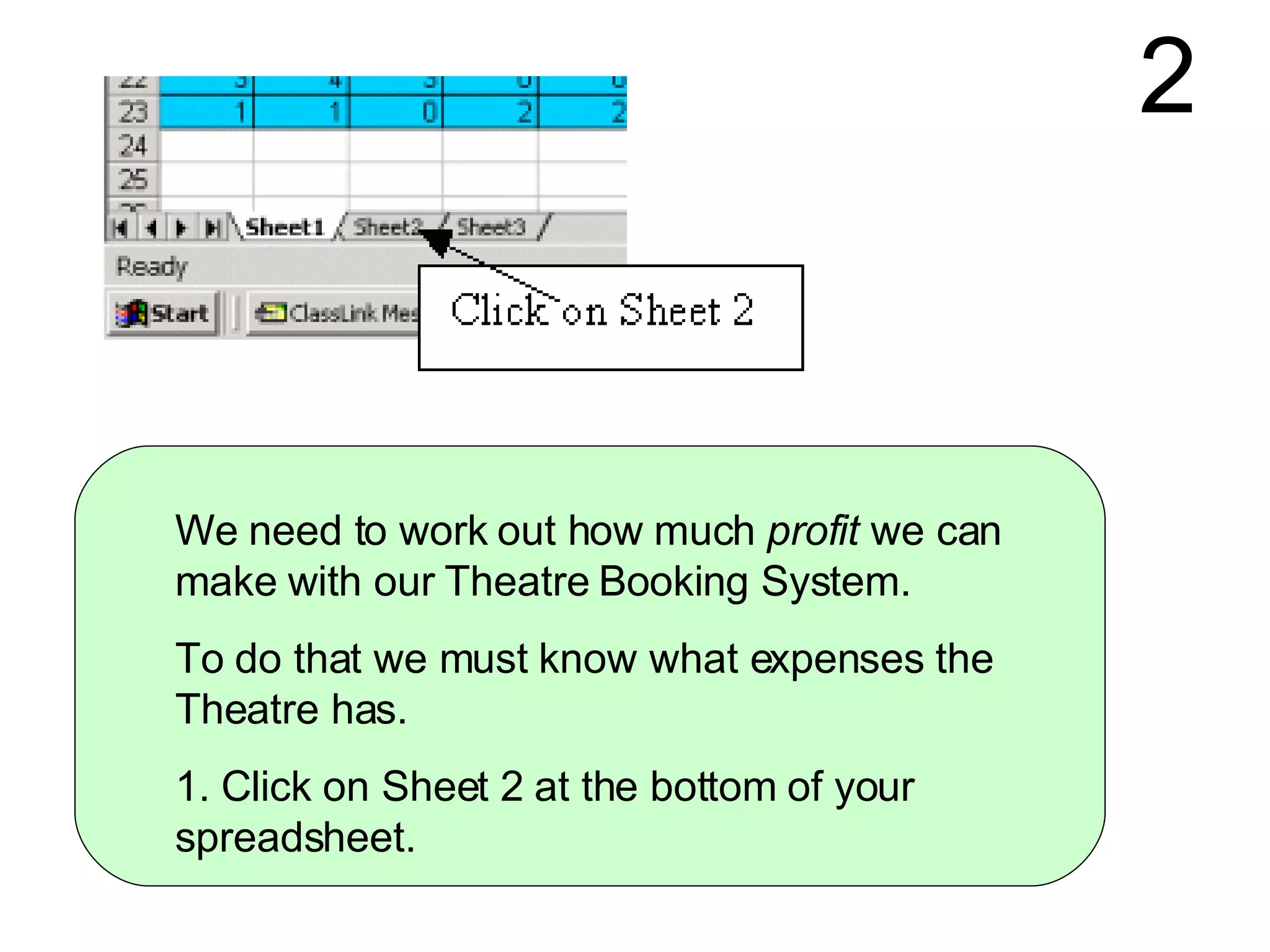 Theatre Booking System Lesson 5 | PPT