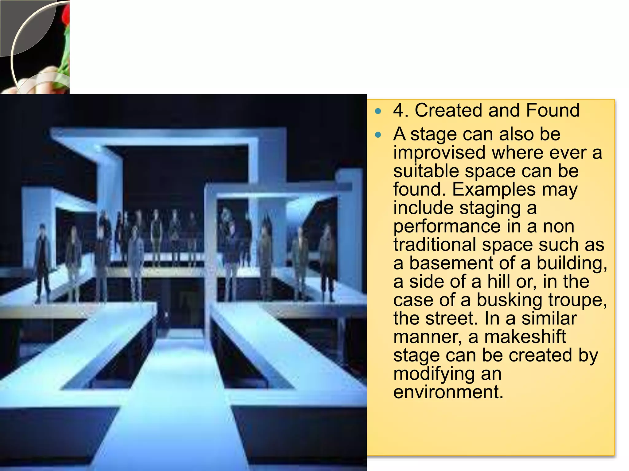 Theatre and performance arts on stage and on | PPTX