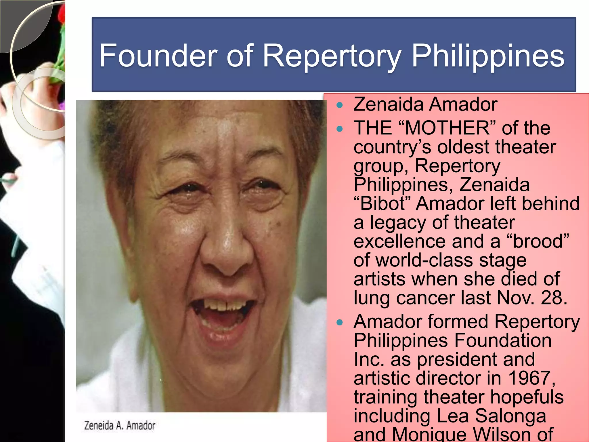 Theatre and performance arts on stage and on | PPTX