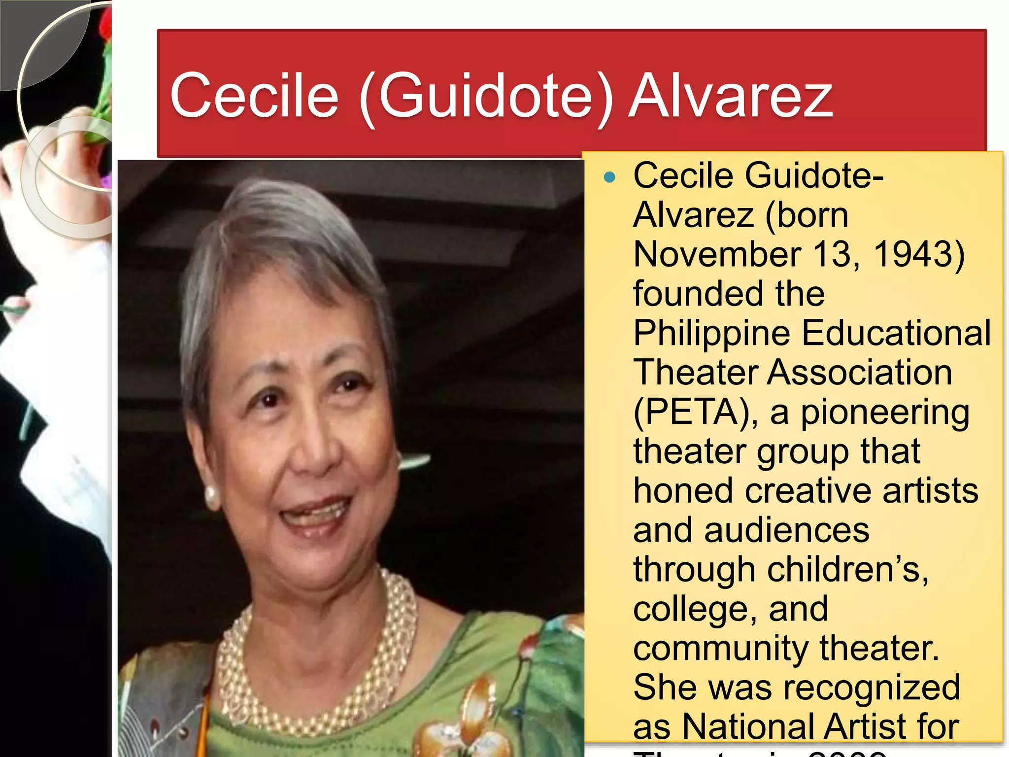 Theatre and performance arts on stage and on | PPTX
