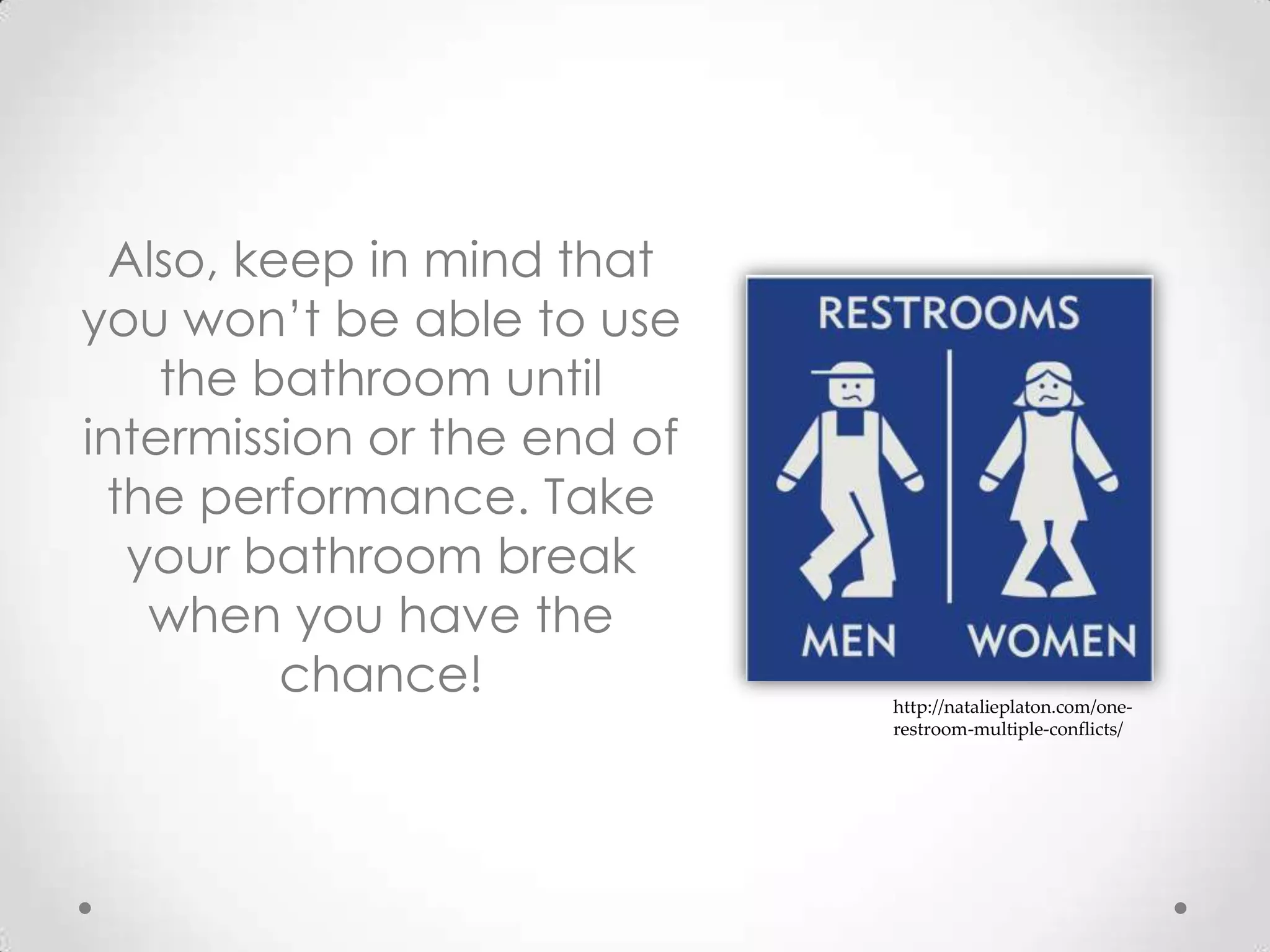 Theatre audience etiquette | PPTX