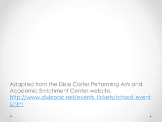 Theatre audience etiquette | PPTX