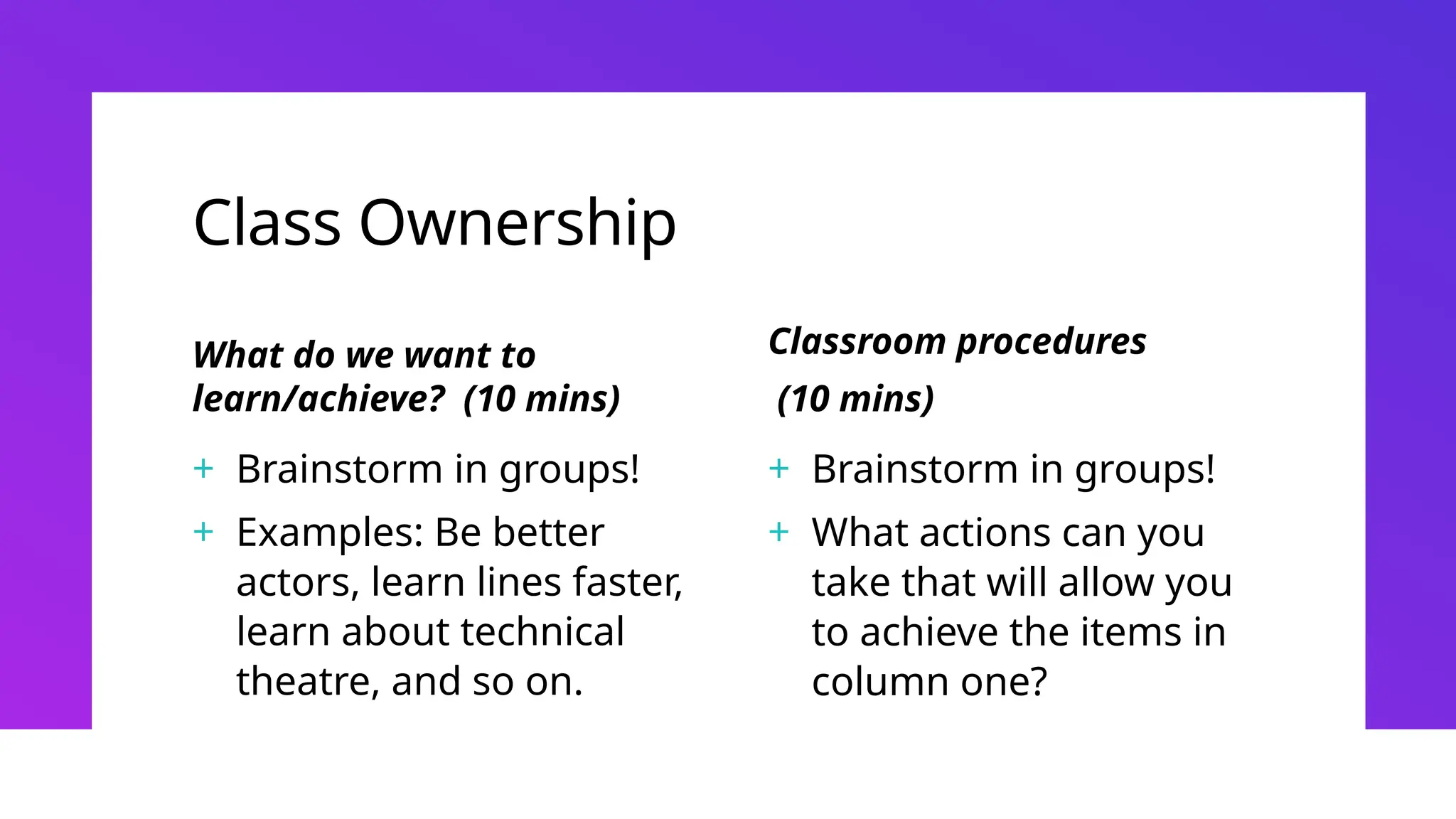 Theatre Etiquette introduction - lesson 1.pptx