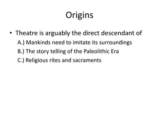 Theatre history | PPTX