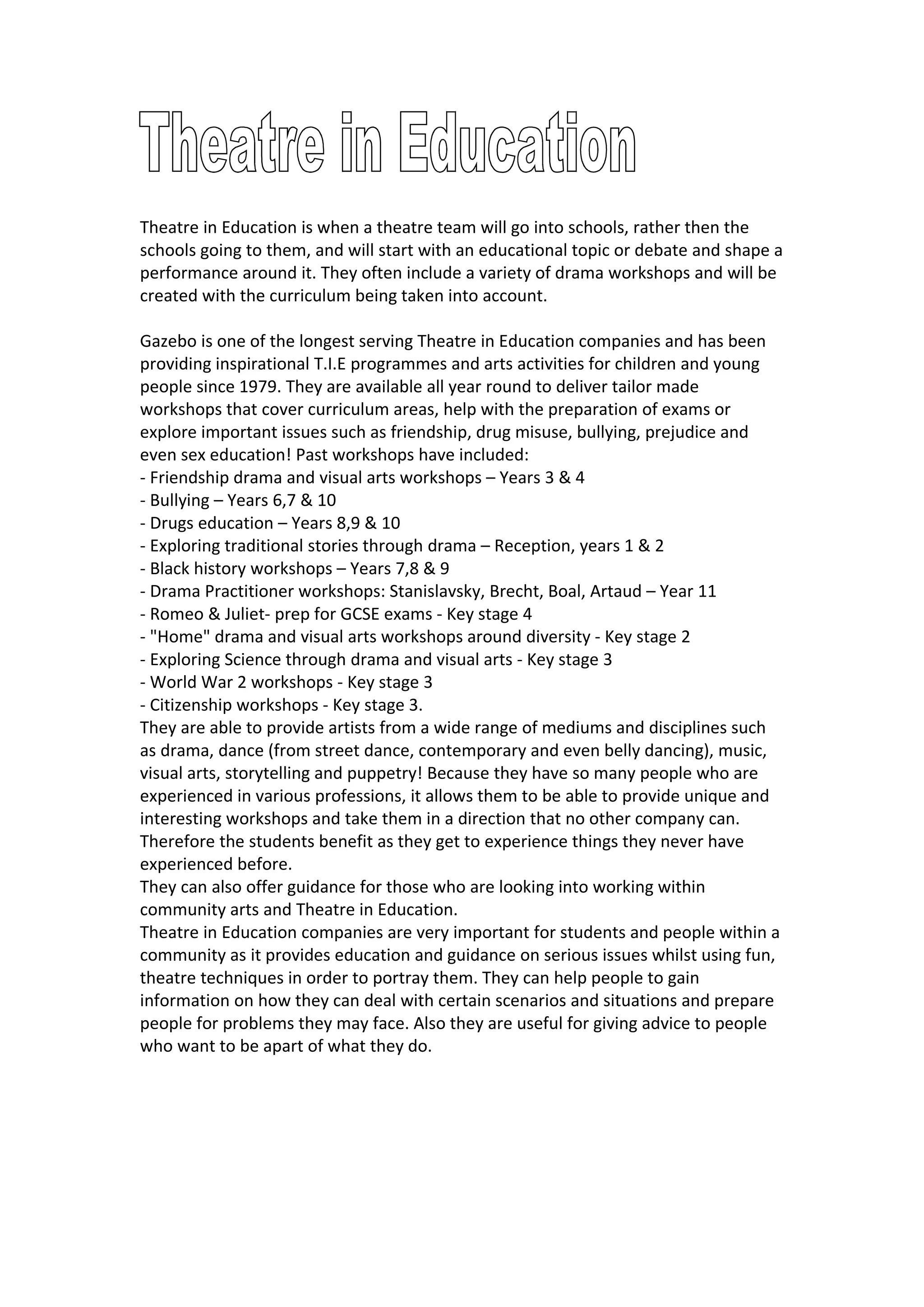 5.2: Theatre in Education | DOC