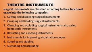 THEATRE INSTRUMENTS ,DECONTAMINATION AND STERILIZATION.pptx