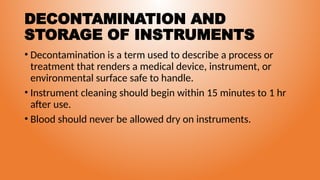 THEATRE INSTRUMENTS ,DECONTAMINATION AND STERILIZATION.pptx