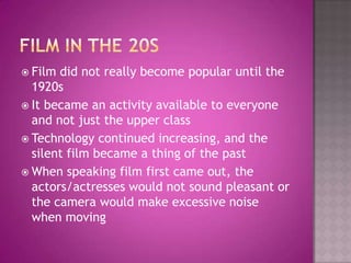 Theatre in the early 20th century | PPT