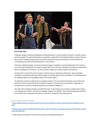 Theatre jobs booklet | DOCX