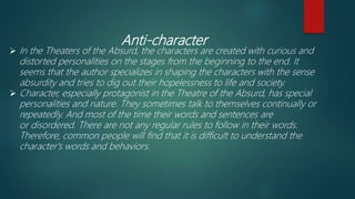 Theatre of absurd | PPTX