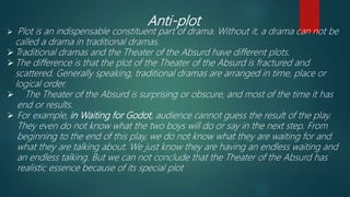 Theatre of absurd | PPTX