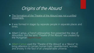 Theatre of absurd | PPTX