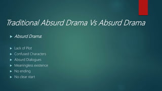 Theatre of absurd | PPTX