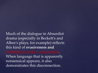 Theatre of the Absurd | PPTX