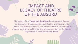 Theatre of the Absurd: Understanding the Philosophy Behind Absurdist ...