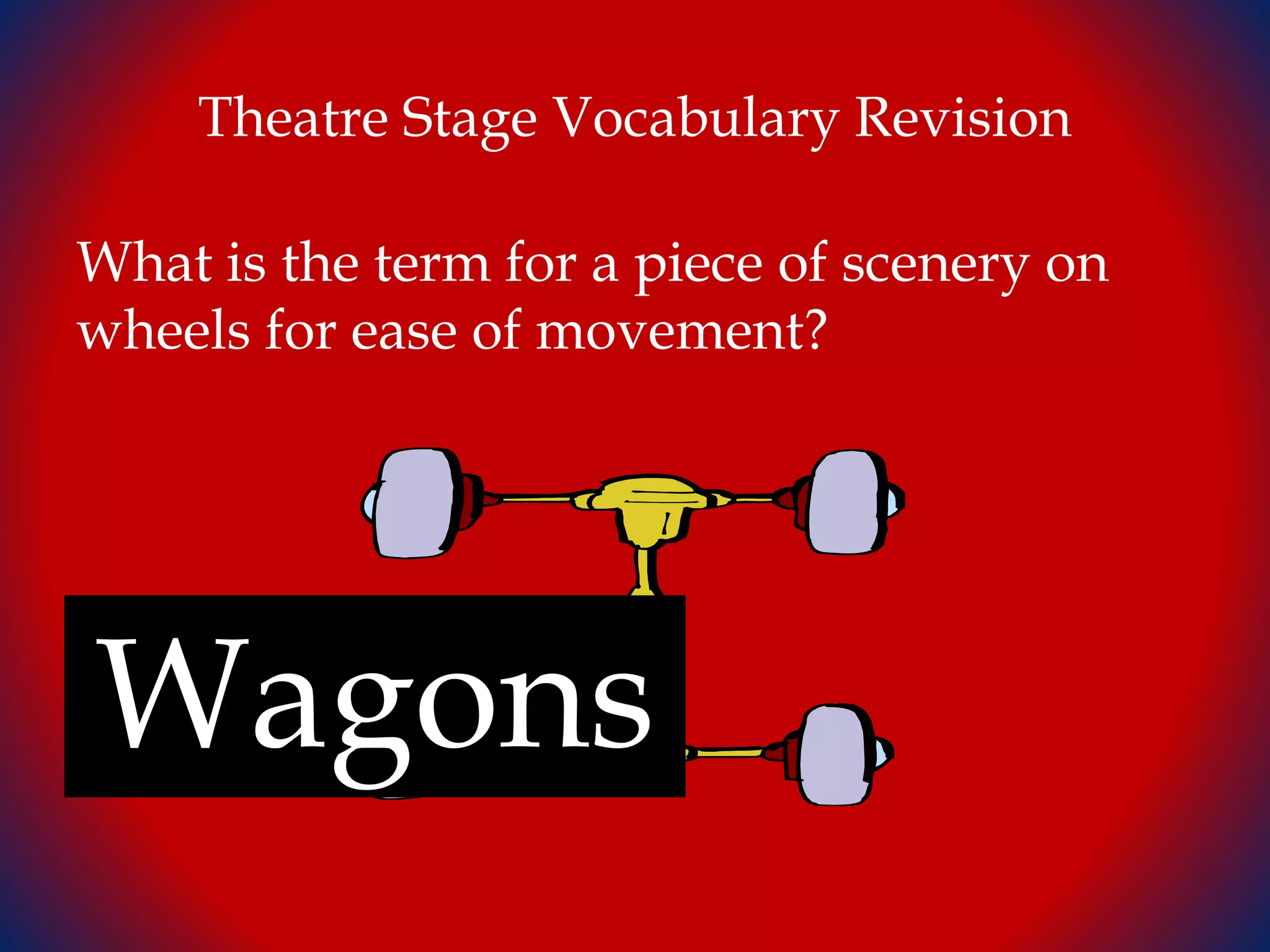 Theatre stages and_terms | PPTX