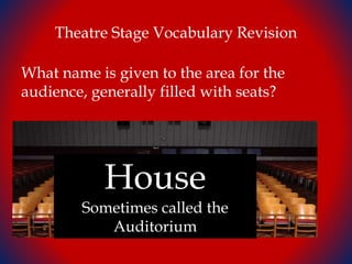 Theatre stages and_terms | PPTX