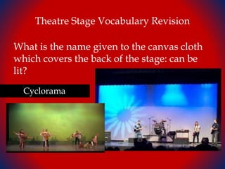 Theatre stages and_terms | PPTX