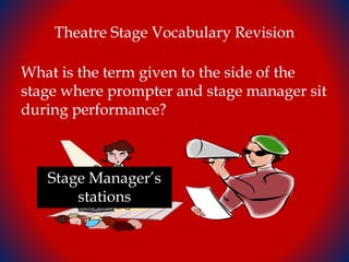 Theatre stages and_terms | PPTX