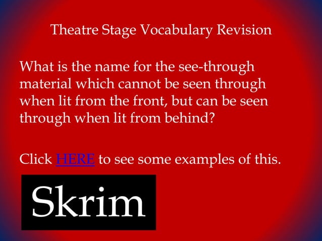 Theatre stages and_terms | PPTX | Theater Venues | Attractions
