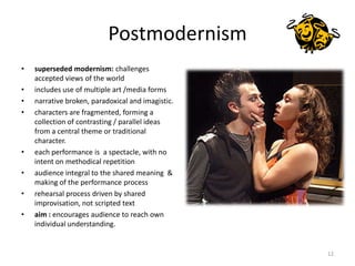 Theatre styles | PPTX