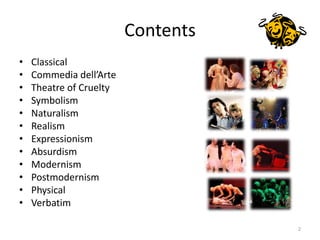 Theatre styles | PPTX