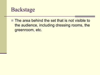 Theatre and Stage Directions in Creative Writing.ppt